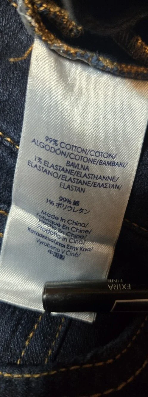 Chaps | Jeans | Chaps Denim Straight Jeans Size 6 Dark Wash 28in Inseam ...